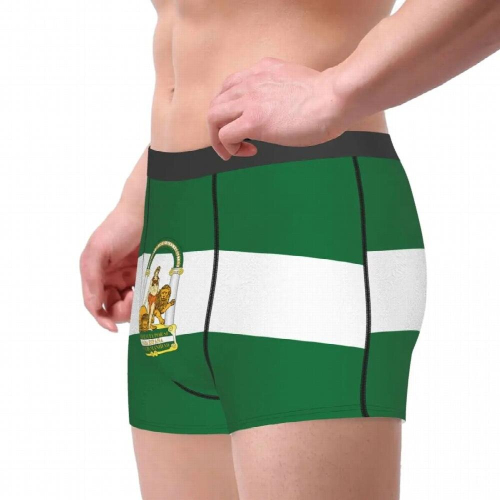 Flag Of Andaluci?a Mens Boxer Briefs Flags of the autonomous ...
