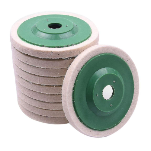 10pcs 100mm 4 Inch Wool ing Round ing Wheels Pads er Wheels For Iro on ...