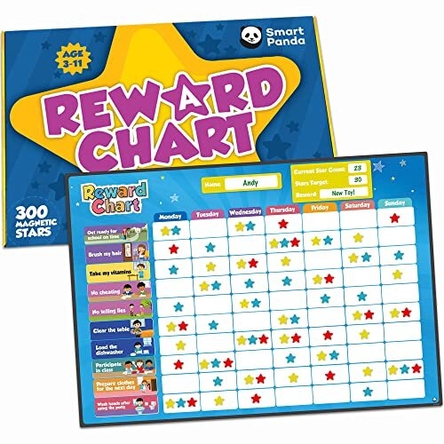 Magnetic Reward Chart for Children – 80+ Chores, Potty Training Reward ...