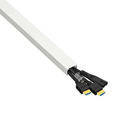 Square Box Cable Trunking, Self-Adhesive Cable Hider, Cable Management ...