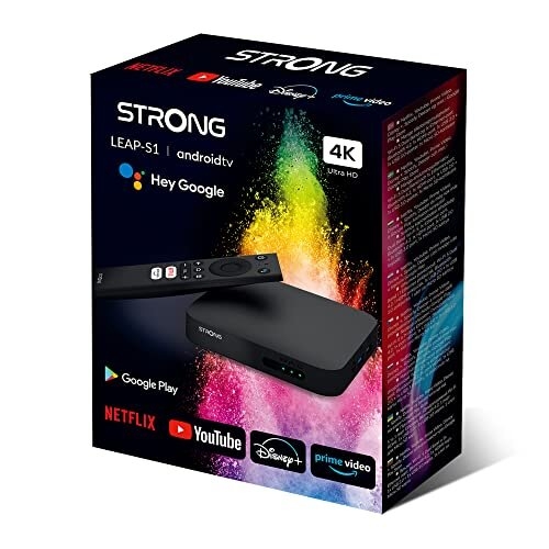 Leap-S1 Smart Box Android TV Streaming Media Player, 4K Ultra HD ...