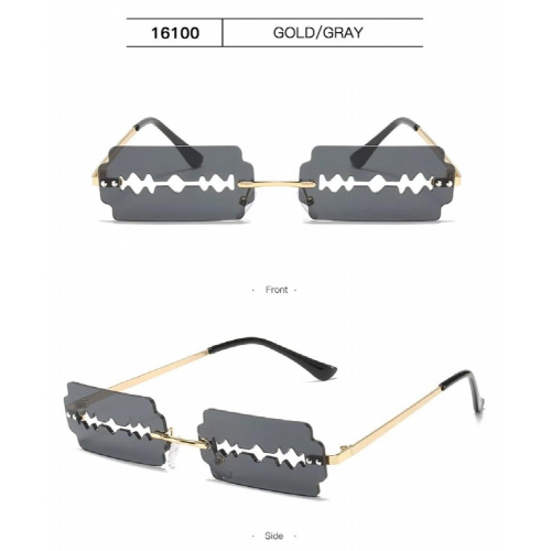 Rectangle Womens Sunglasses Unusual Glasses Personality Funny Spoof ...