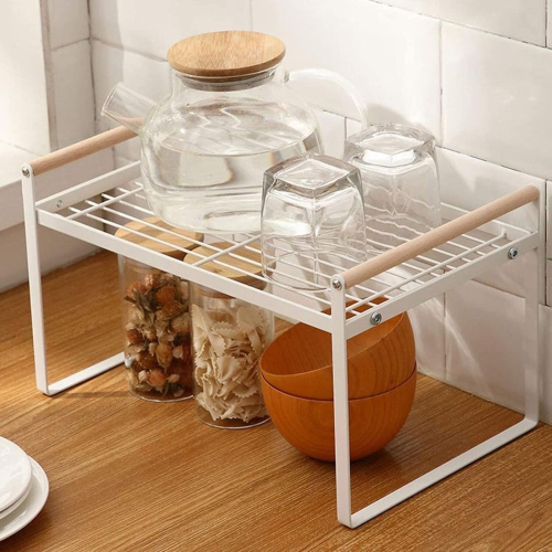Kitchen Storage Rack, Cupboard Corner Organizers, 35x21x20cm Metal ...