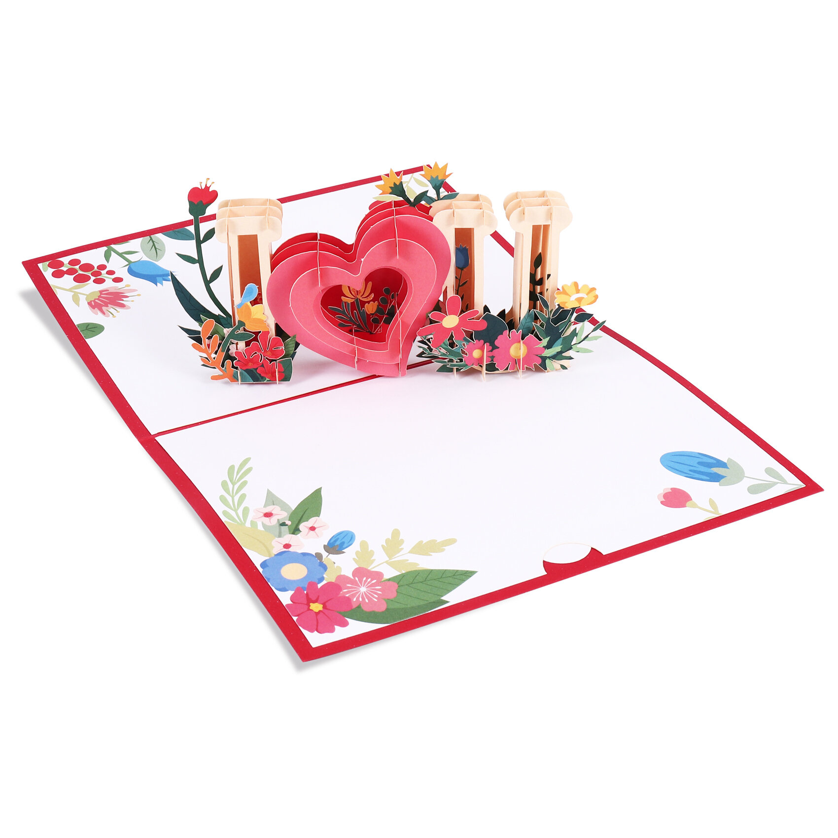 Tiamu Pop-Up-Karte, YOU' Gru?karte zum Valentinstag, Hochzeitseinladung ...