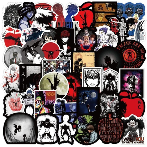 50pcs Anime Japanese Comic Stickers Waterproof Vinyl Stickers Cute ...