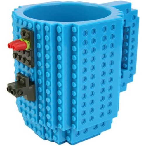 Building Blocks Cup, Creative Building Blocks Tea Coffee Mug Cup Pixel ...
