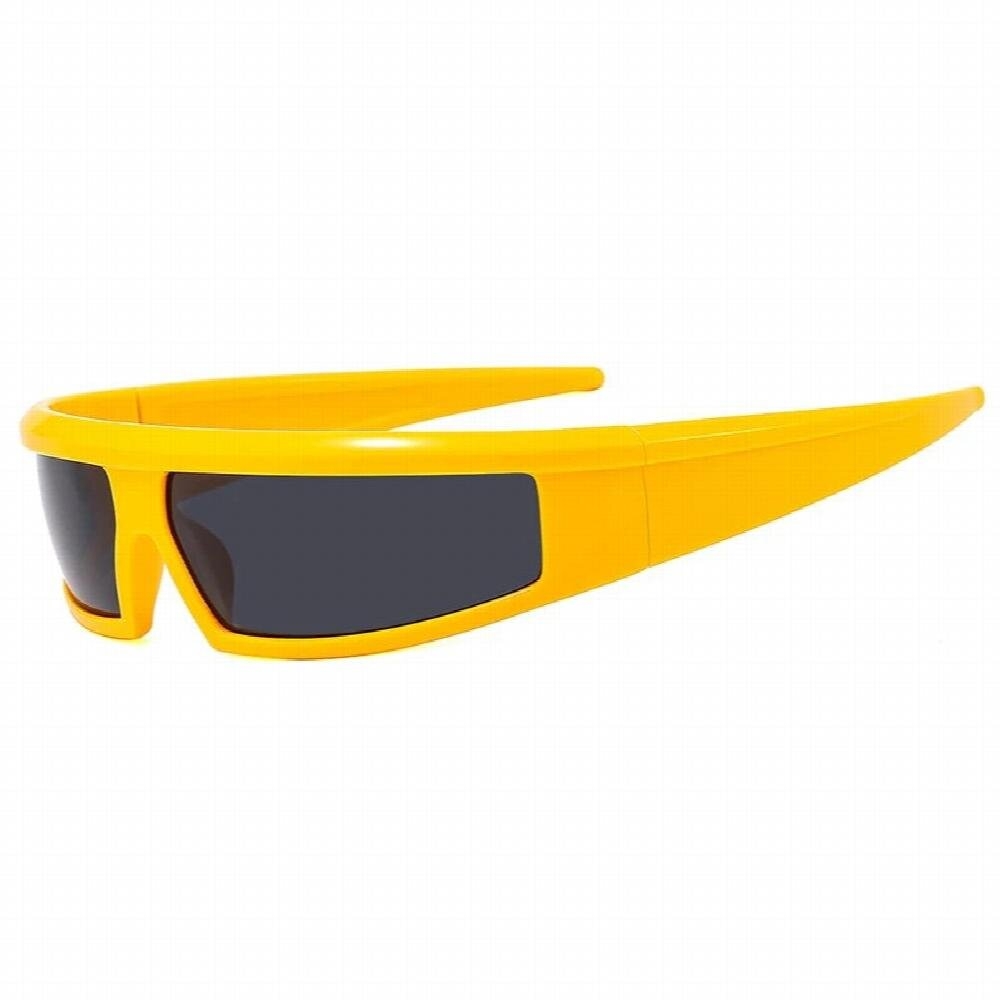 Wrap Around Punk Y2K Sunglasses Women One Piece Narrow Edge Future Wind ...