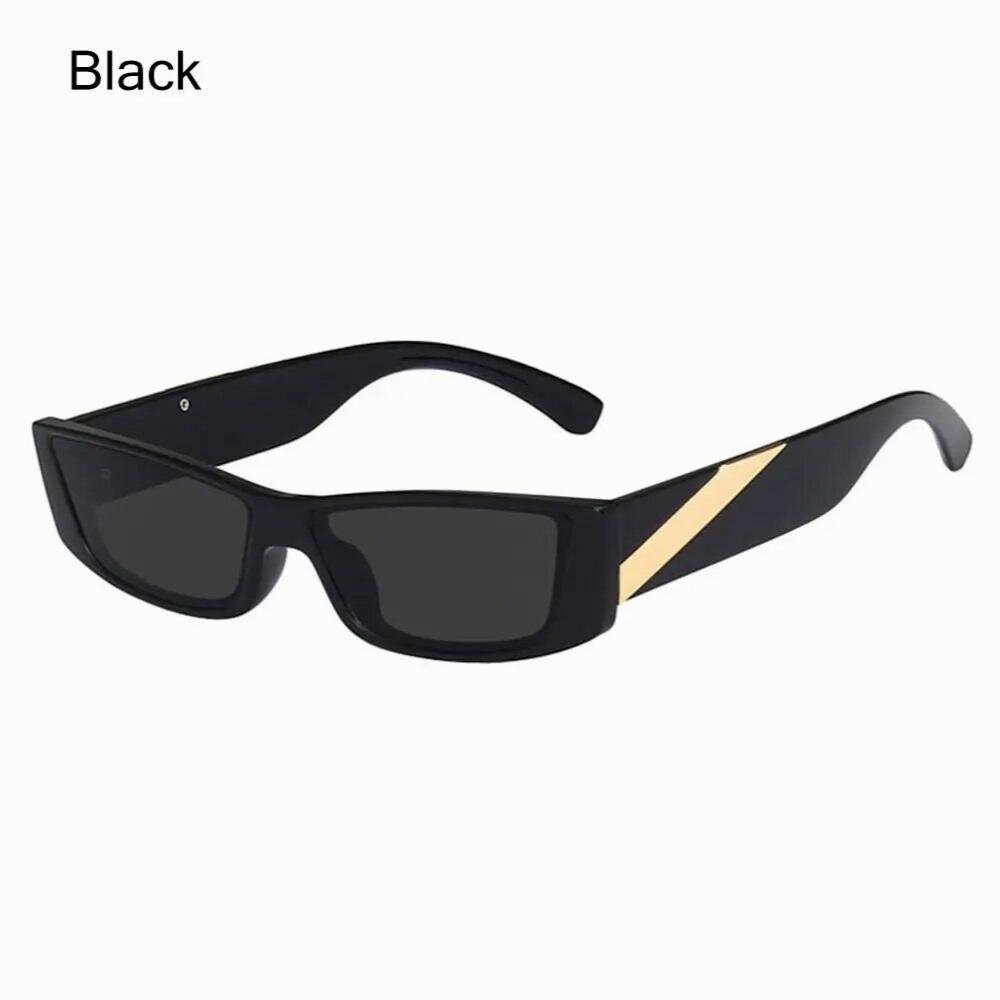 Small Rectangle Sunglasses Womens Retro Narrow Frame Sun Glasses Shades ...