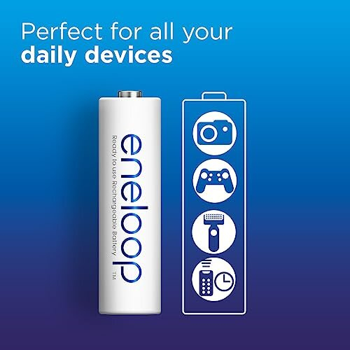 Panasonic eneloop ready-to use Ni-MH battery, AA/Mignon, 8-pack ...