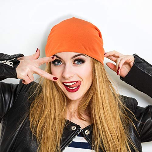 7 Pieces Thin Knit Slouchy Cap Beanies Dwarf Hats Hip Hop Sleep Cap ...