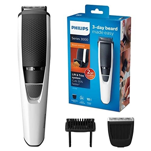 Beard Trimmer Series 3000 with Lift & Trim system (Model BT3206/13) on ...
