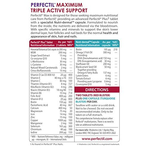 Vitabiotics Perfectil Max 84 Tablets, 1 Pack on OnBuy