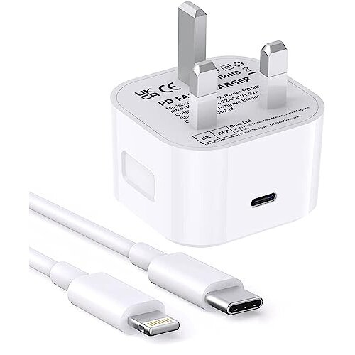 iPhone USB C Fast Charger, [Apple MFi Certified] 20W PD Type C Power ...
