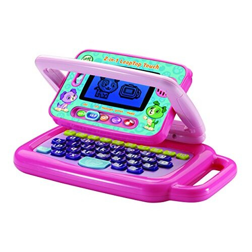 2 in 1 LeapTop Touch Laptop, Pink, Learning Tablet for Kids with 10 ...