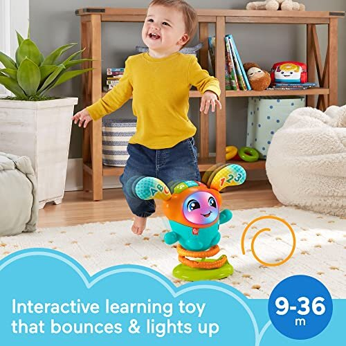 Fisher-Price DJ Bouncin' Beats, interactive musical learning toy with ...