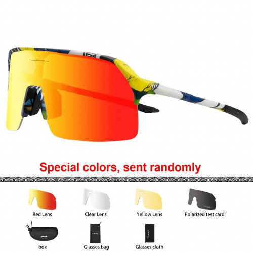 Cycling Glasses Polarized 4 Lens Road Women Men Bike Sunglasses Mountain Bicycle Goggle Outdoor ...