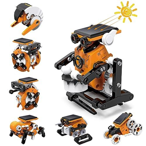 ACELIFE STEM Solar Robot Toy 7-in-1 Robotics Kits for kids age 8 ...