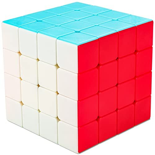 Coolzon Speed Cube 4x4 Stickerless, Smooth Magic Cube 4x4x4 Speed ...
