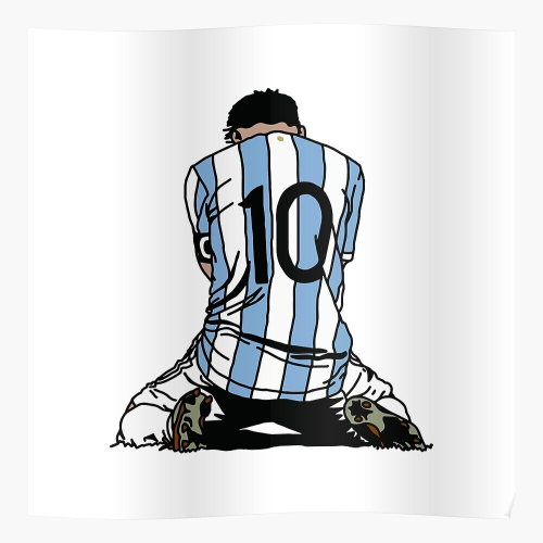 Posters Messi Crying Copa America Moment 16x20 inch or 20x20 inch Wall ...
