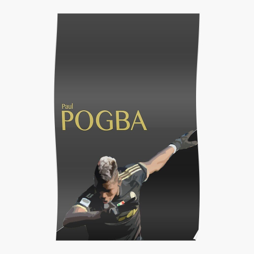 Posters Paul Pogba 16x20 inch or 20x20 inch Wall Art Soccer Print on OnBuy