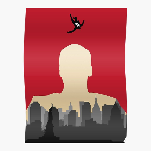 Posters Don Draper - Minimalist Silhouette Style - TV Show Art 16x20 ...