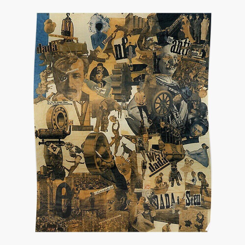 Posters Favourite Artist Hannah Hoch Cut with the kitchen Knife through the beer belly of the ...