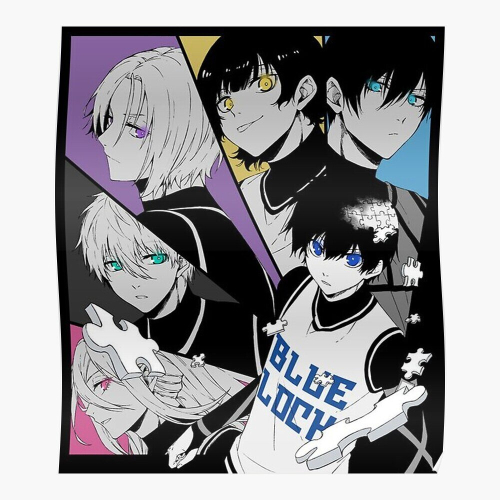 Posters blue lock isagi 16x20 inch or 20x20 inch Wall Art Soccer Print ...