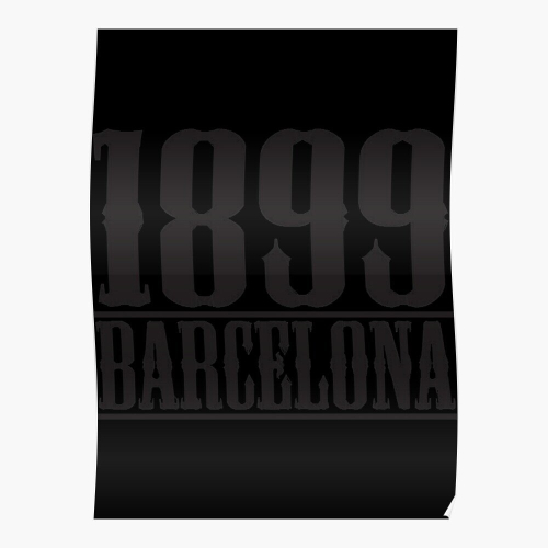 Posters FC Barcelona 1899 Retro Football 16x20 inch or 20x20 inch Wall ...