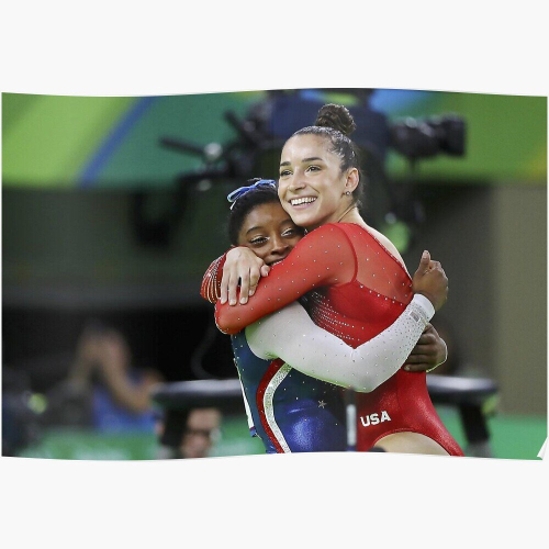 Posters Simone Biles and Aly Raisman 16x20 inch or 20x20 inch Wall Art ...