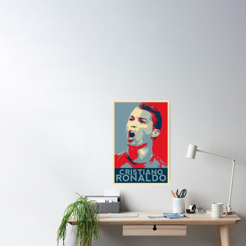 Posters Cristiano Ronaldo Portrait inspired by the Barack Obama "Hope ...