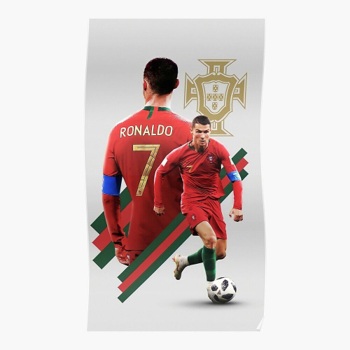 Posters Cristiano Ronaldo running like a wind ,Ronaldo Gifts, Ronaldo ...