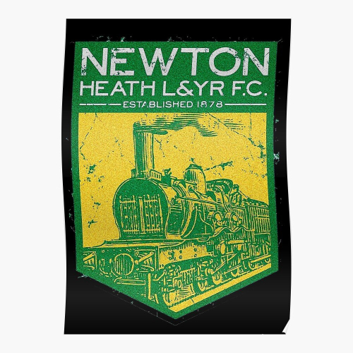Posters Newton Heath LYR Football Club 16x20 inch or 20x20 inch Wall ...