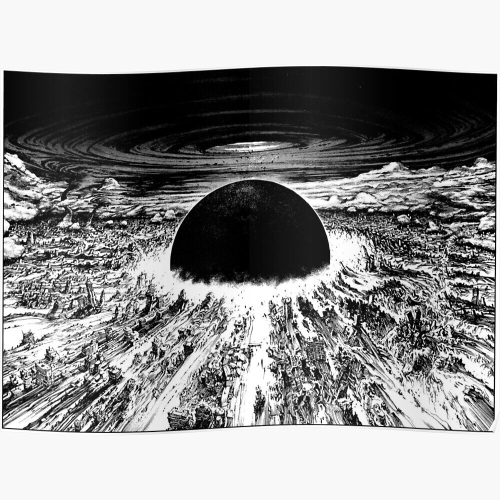 Posters Akira Neo Tokyo Explosion 16x20 inch or 20x20 inch Wall Art ...