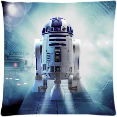 Star Wars R2D2 Robot Print Sofa Home Decor Design Throw Pillow Case ...