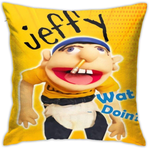 Soft and Comfortable SML Jeffy Pillow Case Decorative Throw Pillow ...