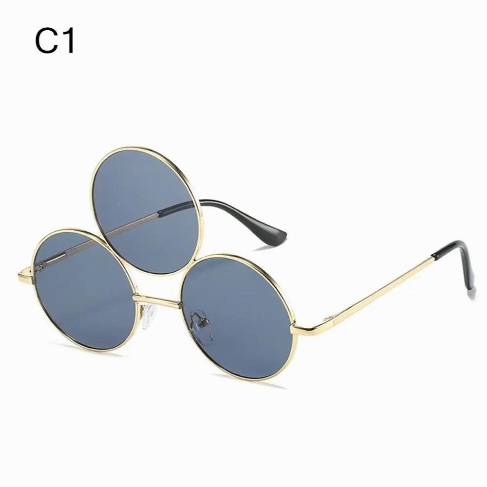 Novel Third Eye Sunglasses Chinese Style Erlang God Three Eyes Glasses Funny Party Halloween ...