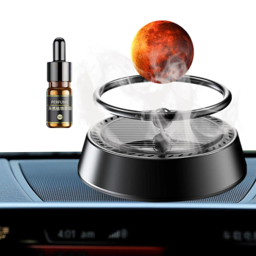 Car Air Fresheners Solar Powered Rotating Planet Air Purifier Solar ...