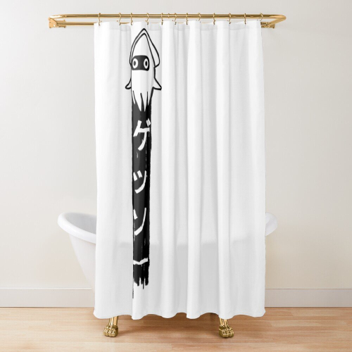 Shower Curtains Blooper Ink for Bathroom Decor 72x72 inches on OnBuy