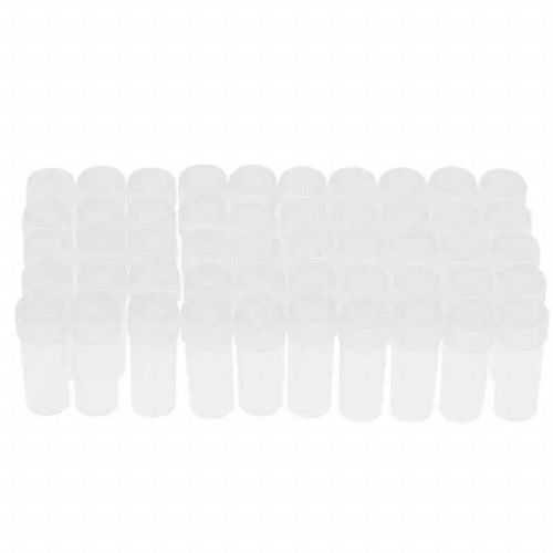 50 Pcs 5ml Volume Plastic Sample Bottles Small Storage Container Empty ...