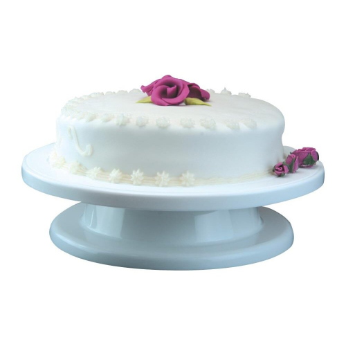 28cm Round Cake Rotating Turntable Base Icing Decorating Display Stand ...