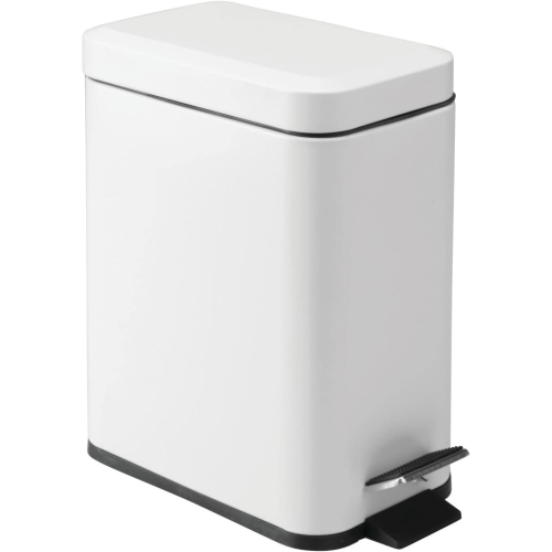 Rectangular Metal Stepped Bin with Lid, Compact Bin with Removable ...