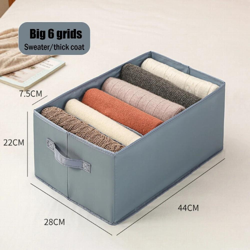 Drawer Storage Box Closet Organizer for Clothing Foldable Wardrobe ...
