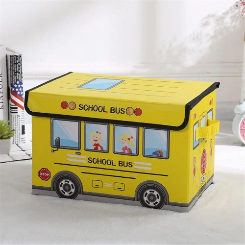 Large Storage Box Collapsible Home Moisture-proof Box Cartoon School ...