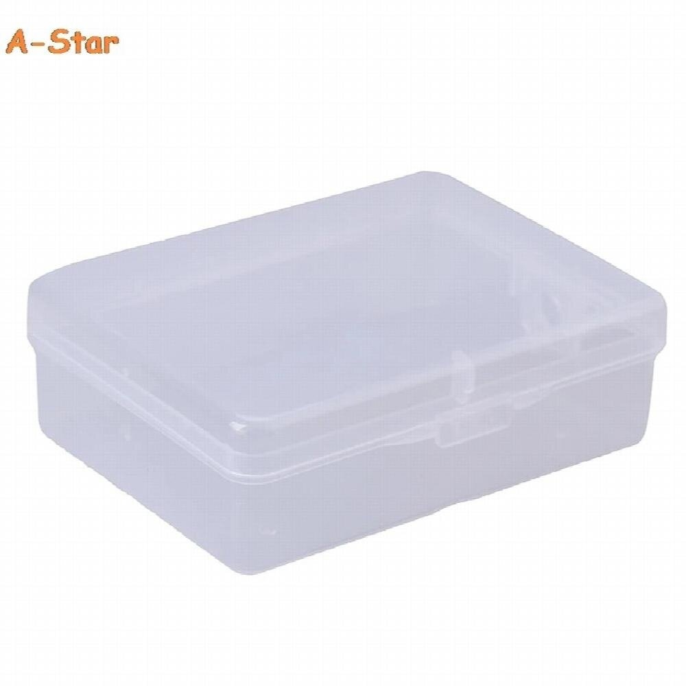 Hot! Multipurpose Transparent Plastic Storage Box Clear Square Box 9cm ...