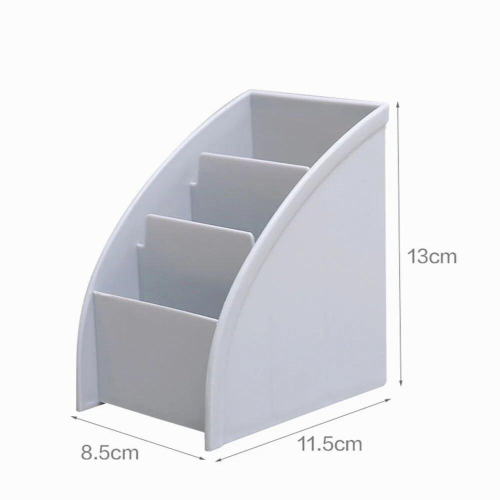 Tea Table Storage Box 3 Grid Tv Remote Control Holder Desktop Tidy ...