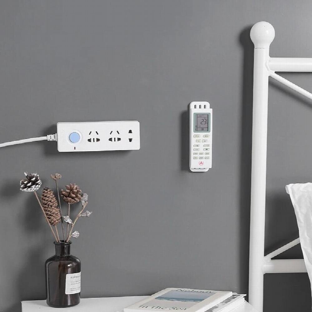 Rotatable Wall-Mounted Sticker Plug Fixer Self-Adhesive Socket Fixer ...