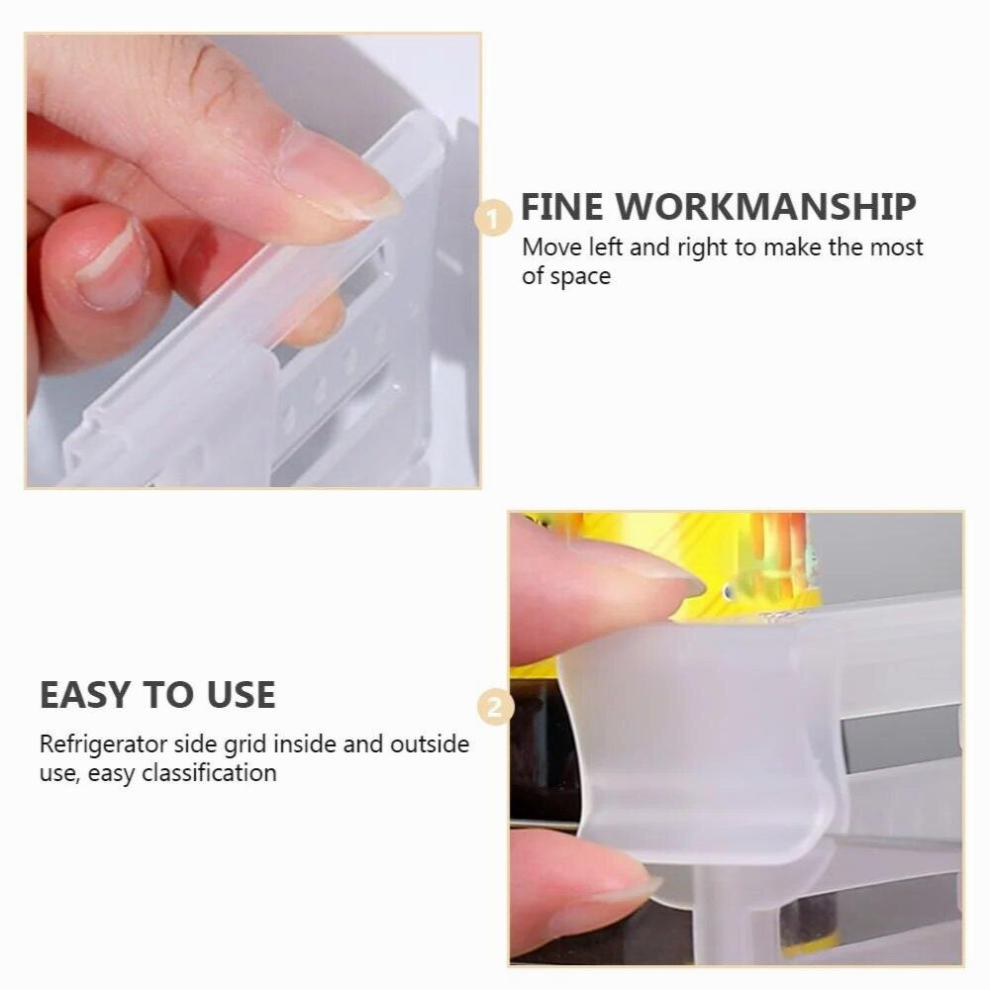 Fridge Divider Refrigerator Dividers Organizer Drawer Door Shelf Pantry ...