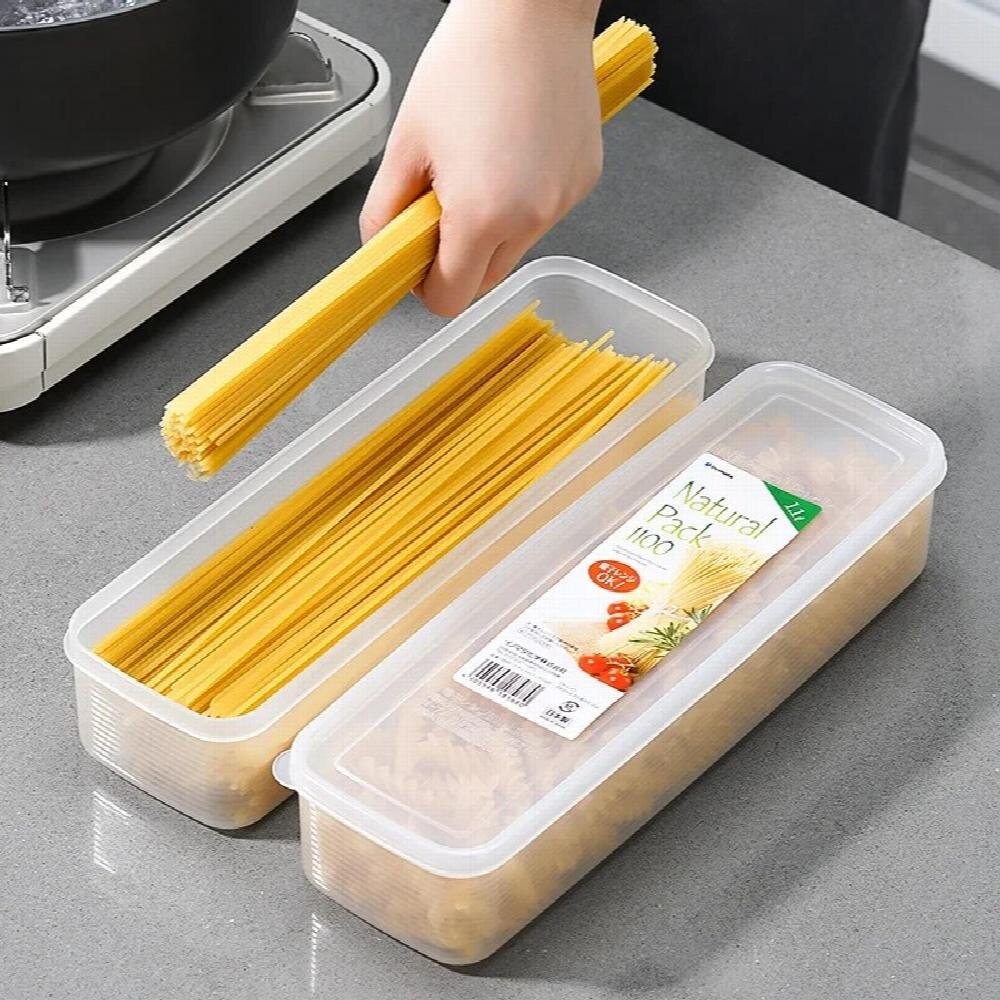 Pasta Storage Container Kitchen Spaghetti Food Storage Box - Noodle ...
