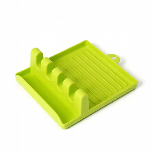 Spatula Rack Kitchen Tools Practical Plastic Storage Tray Spoon Pad ...