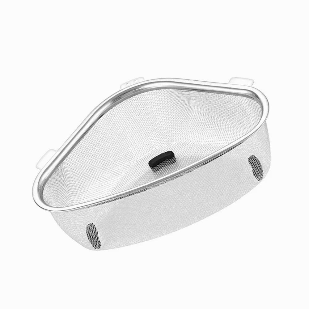Sink Strainer Basket Kitchen Drain Cornercolandertriangle Filter ...
